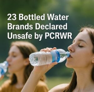Unsafe Bottled Water Brands in Pakistan Exposed by PCRWR – Peak Point