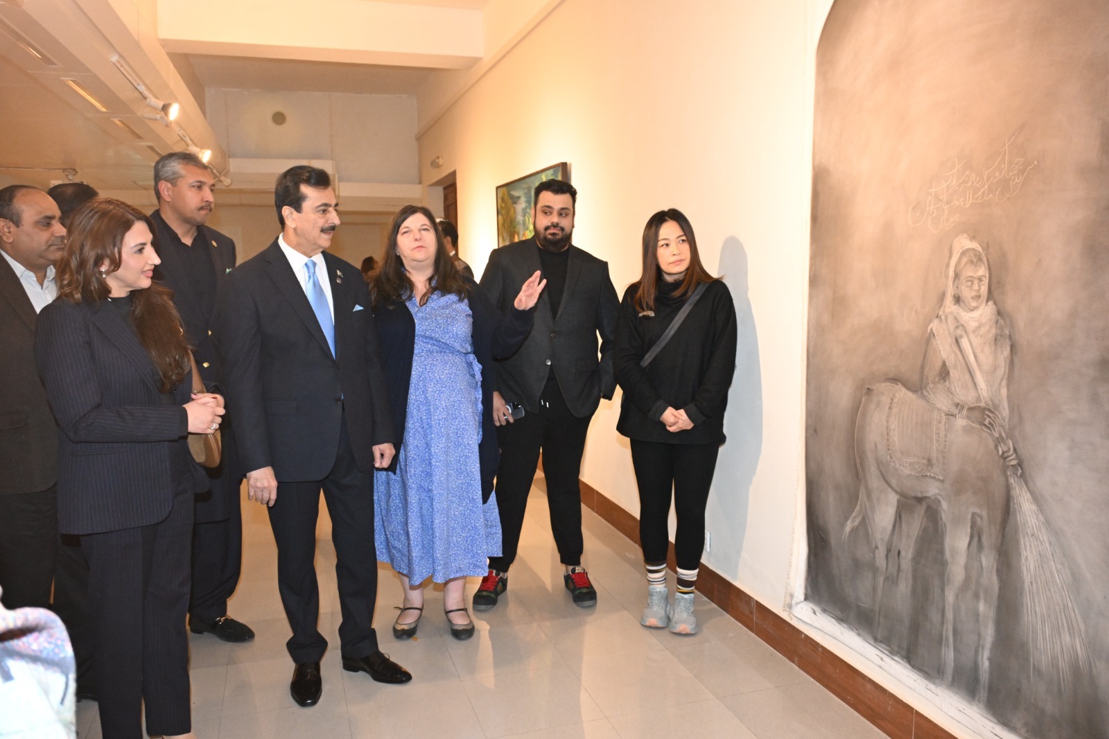 Senate Chairman Champions UN Art Exhibition – Peak Point