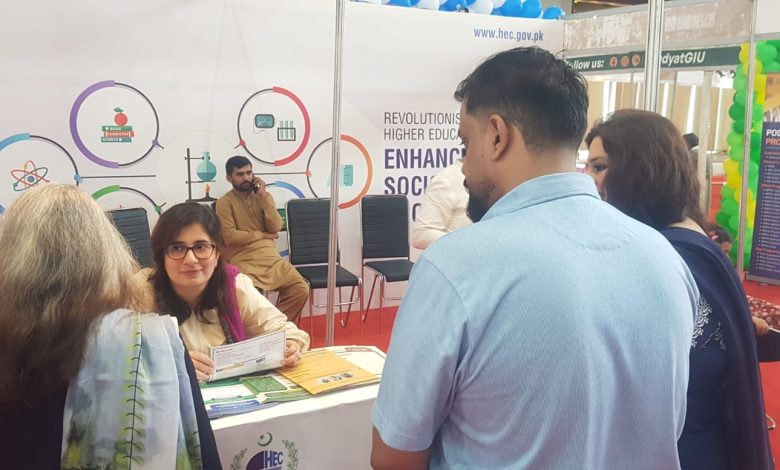HEC Connects with Students at Jang Education Expo 2025 Lahore – Peak Point